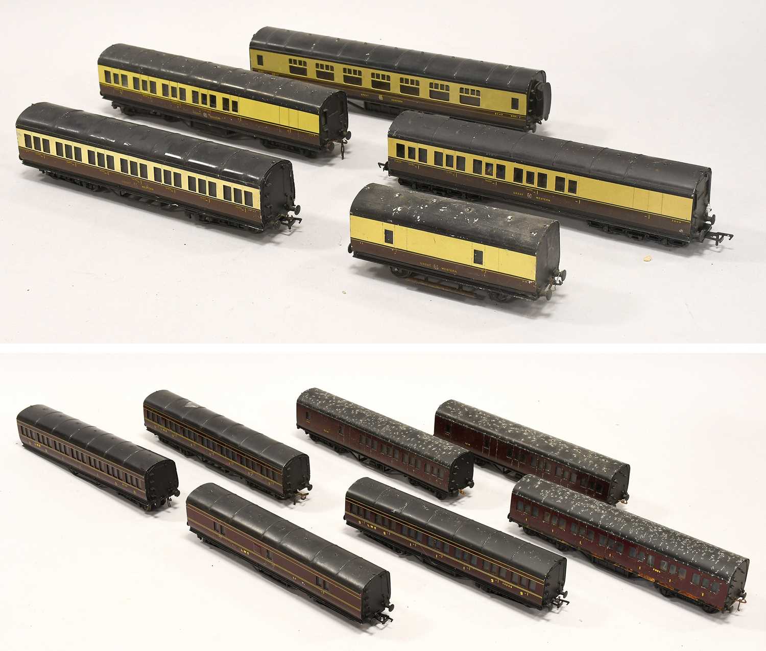 Lot 152 - Exley OO Gauge Various LMS And GWR Coaches