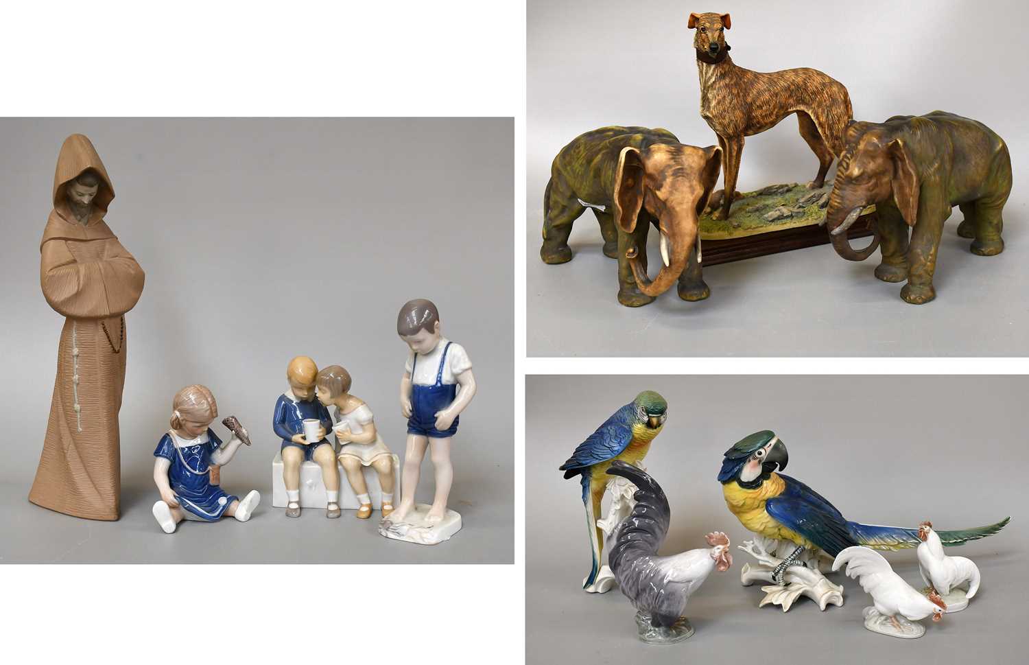 Lot 266 - A Quantity of Ceramic Figures and Animal