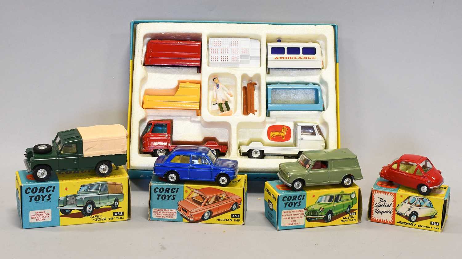 Lot 393 - Corgi Gift Set 24 Construction Set (Commer