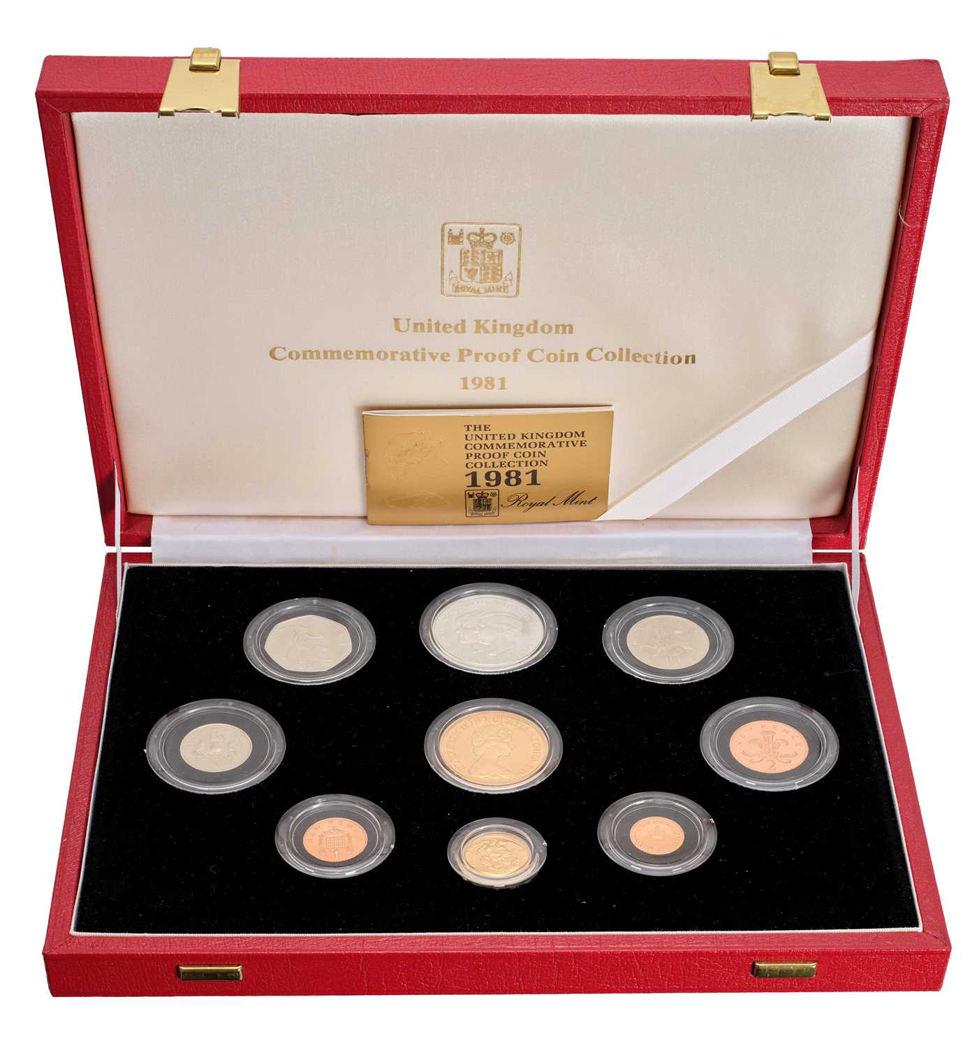 Lot 181 - UK, Commemorative Proof Coin Collection 1981,