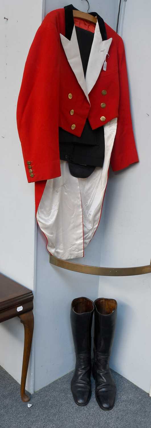 Lot 251 - Huntsman Evening Tail Jacket, with cream