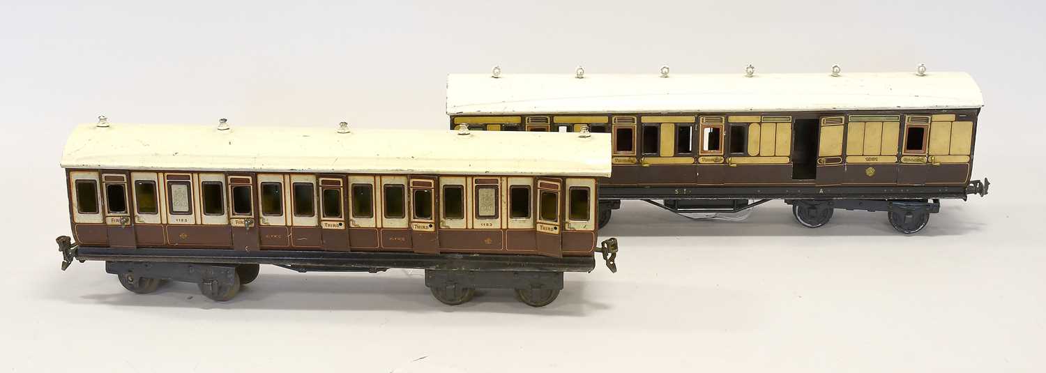 Lot 353 - Marklin Gauge I L&NWR 1st/3rd Compartment