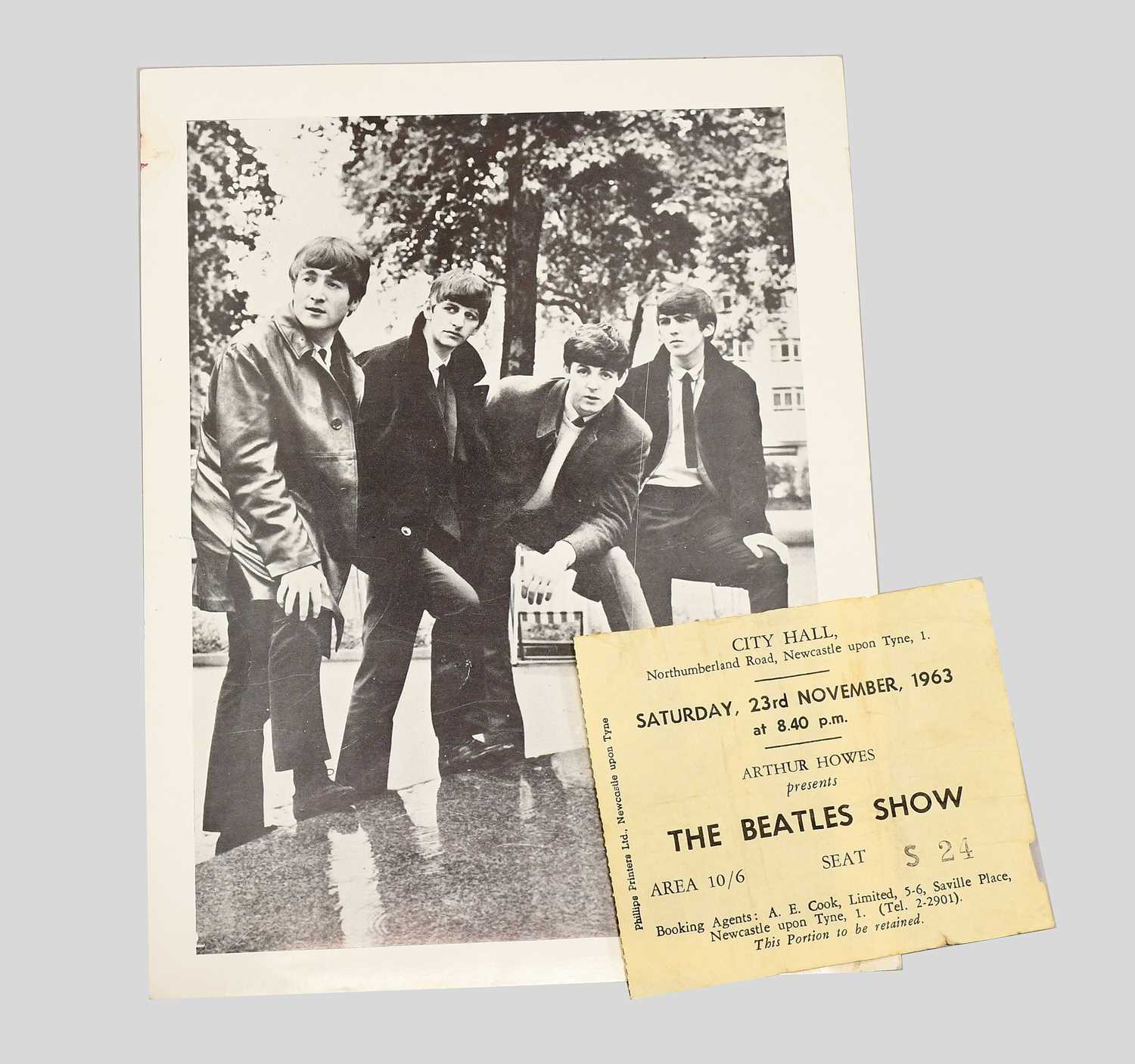 Lot 128 - The Beatles Show Concert Ticket