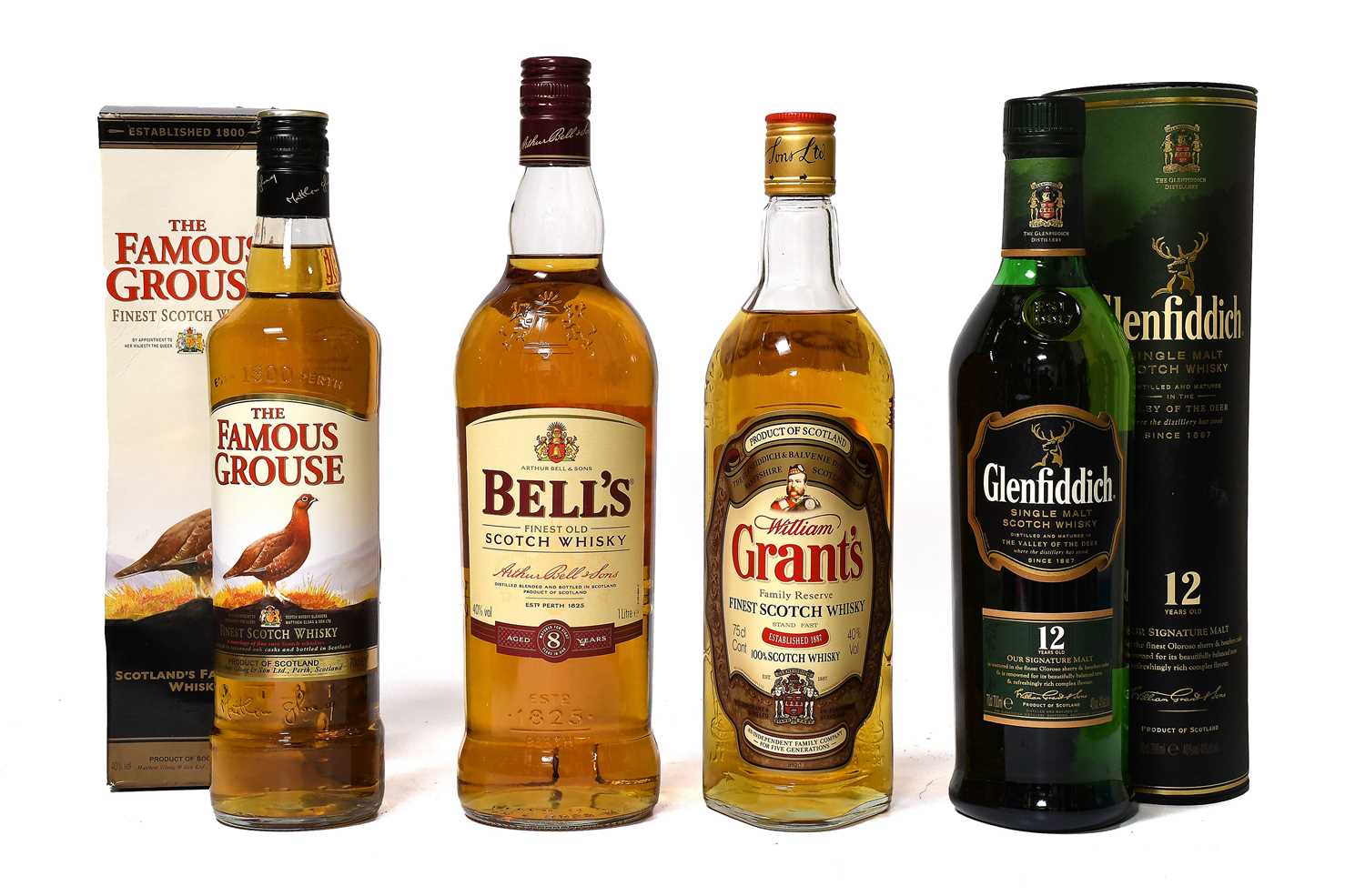 Lot 3143 - Mixed Spirits: Glenfiddich 12 Year Old