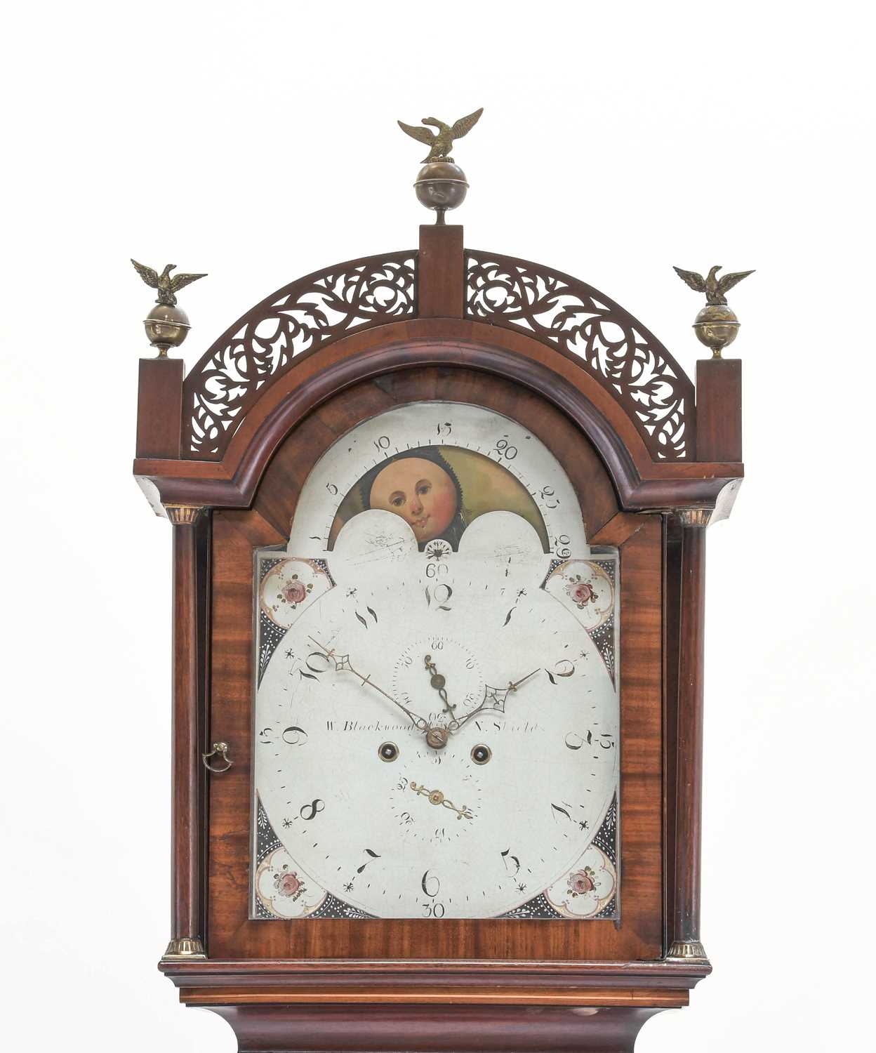 Lot 39 - A Mahogany Eight Day Longcase Clock, signed W.