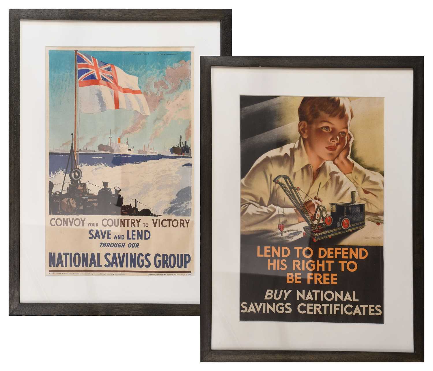 Lot 190 - Two Second World War Propaganda Posters