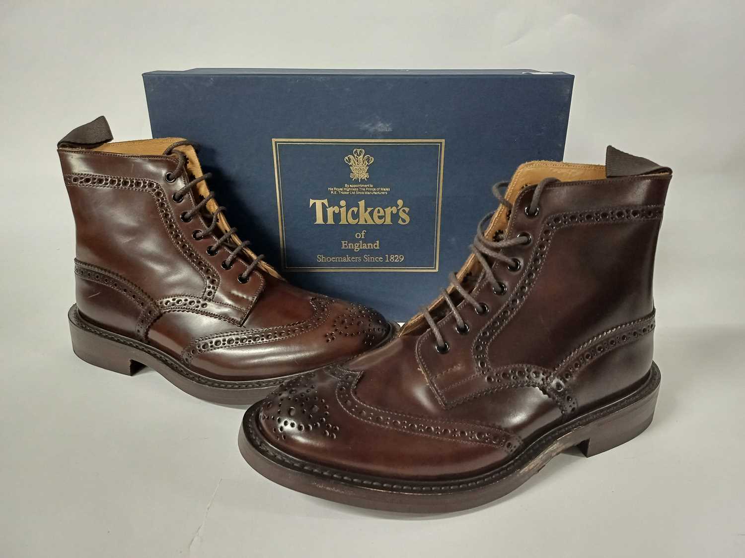 Lot 1051 - Pair of Men's Tricker's Dark Brown Mogano