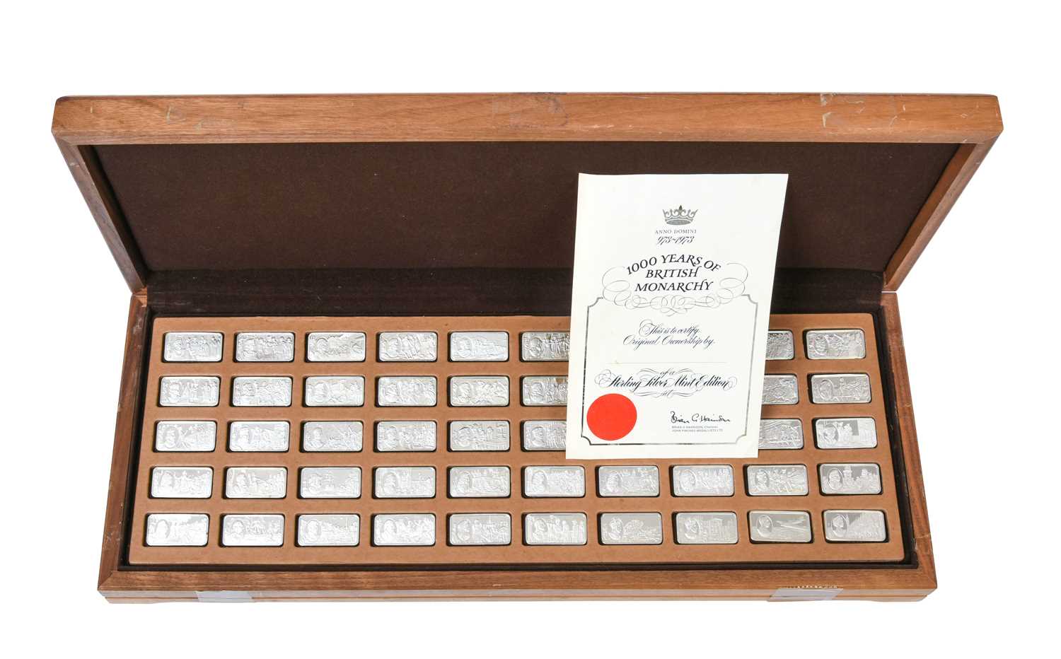 Lot 2347 - A Cased Set of Fifty Elizabeth II Silver