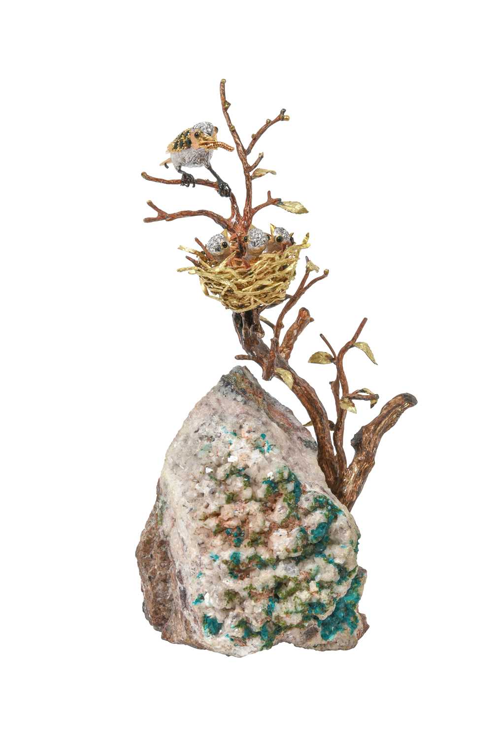 Lot 2341 - An Elizabeth II Gold, 'Gem'-Set and