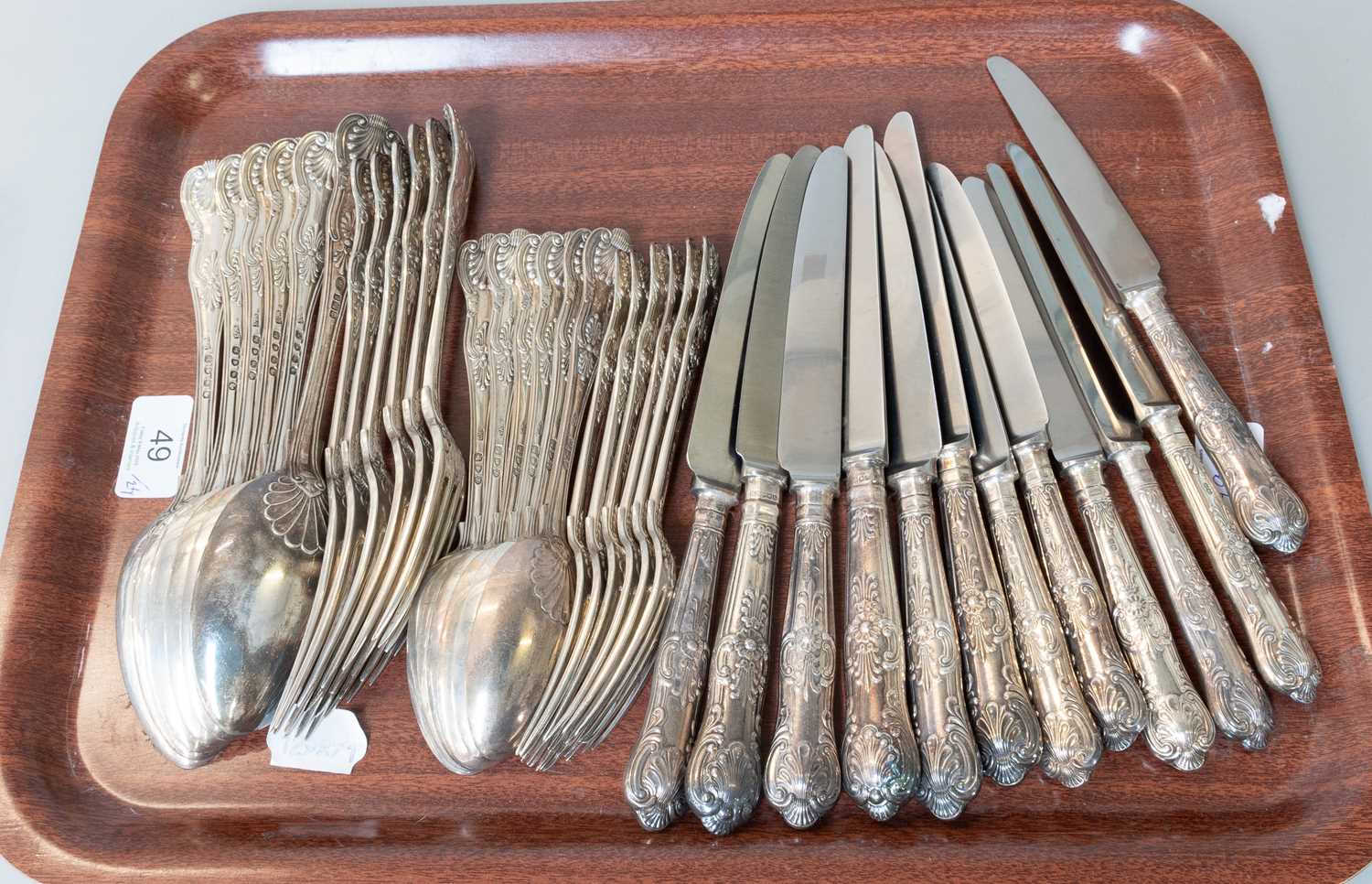 Lot 49 - A George IV and Later Silver Table-Service,