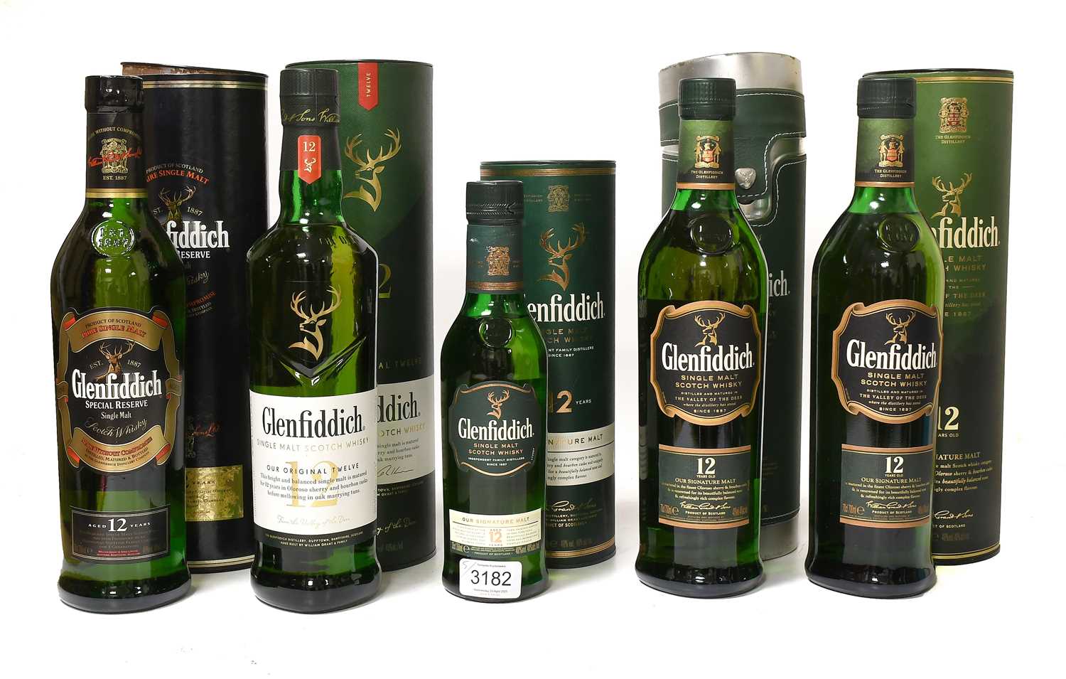 Lot 3182 - Glenfiddich 12 Year OId Single Malt Scotch