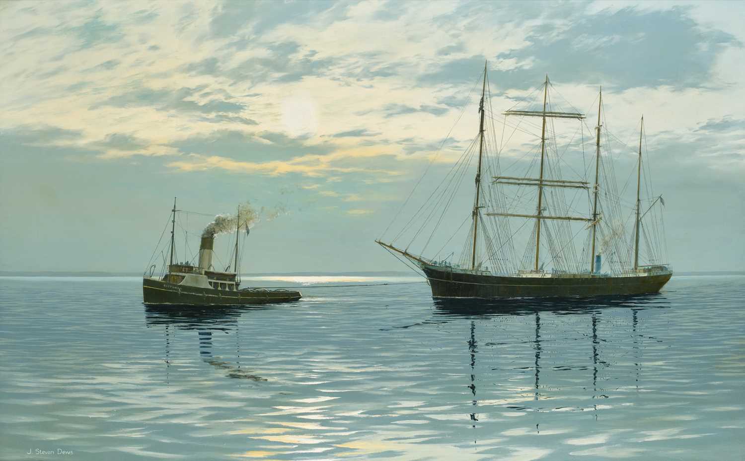 Lot 1117 - John Steven Dews (b.1949) "Garthpool, In