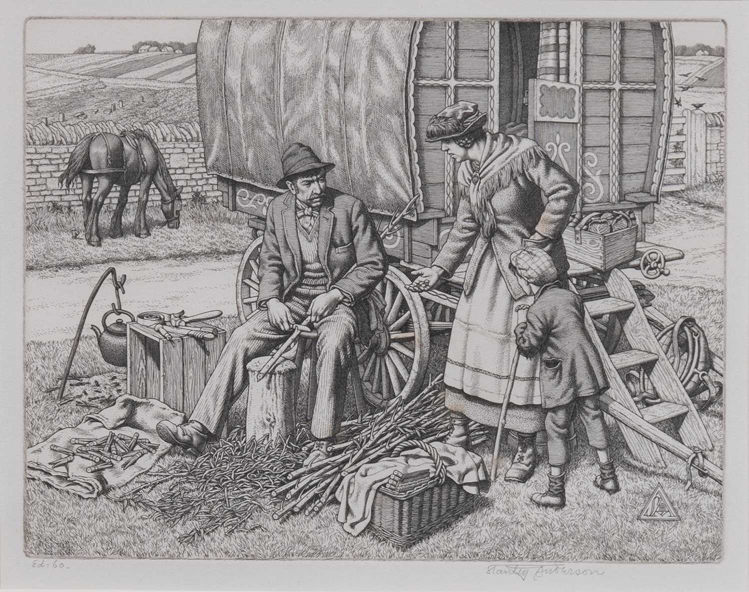 Lot 1047 - Stanley Anderson RA, RE (1884-1966) Male