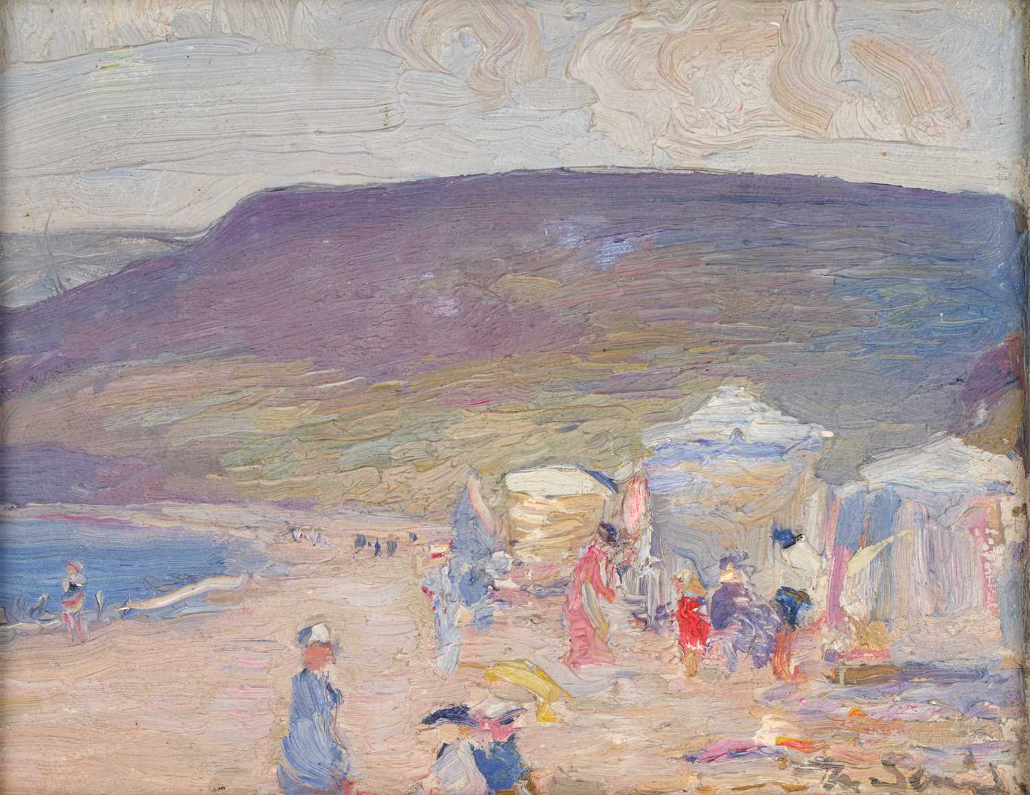 Mark Senior NPS (1864-1927) “The Beach” Signed, signed