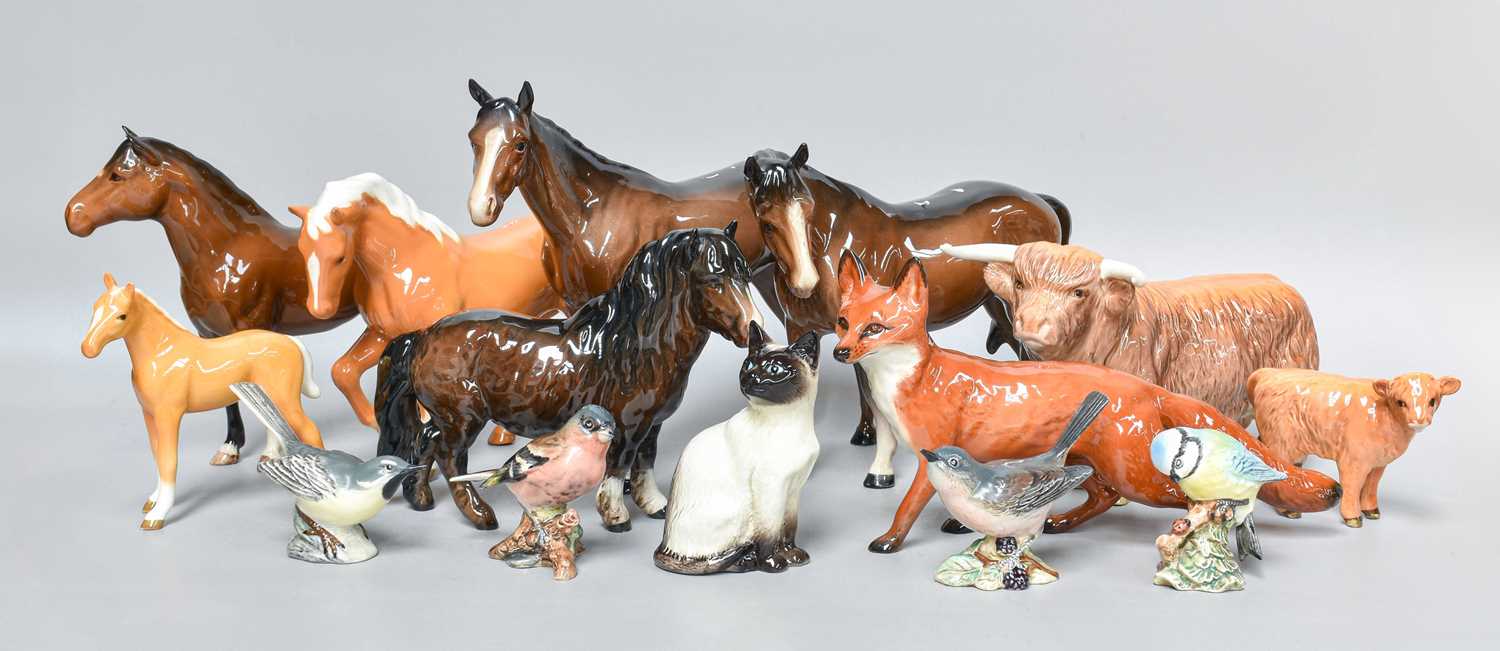 Lot 114 - Beswick Animals, including New Forest Pony,