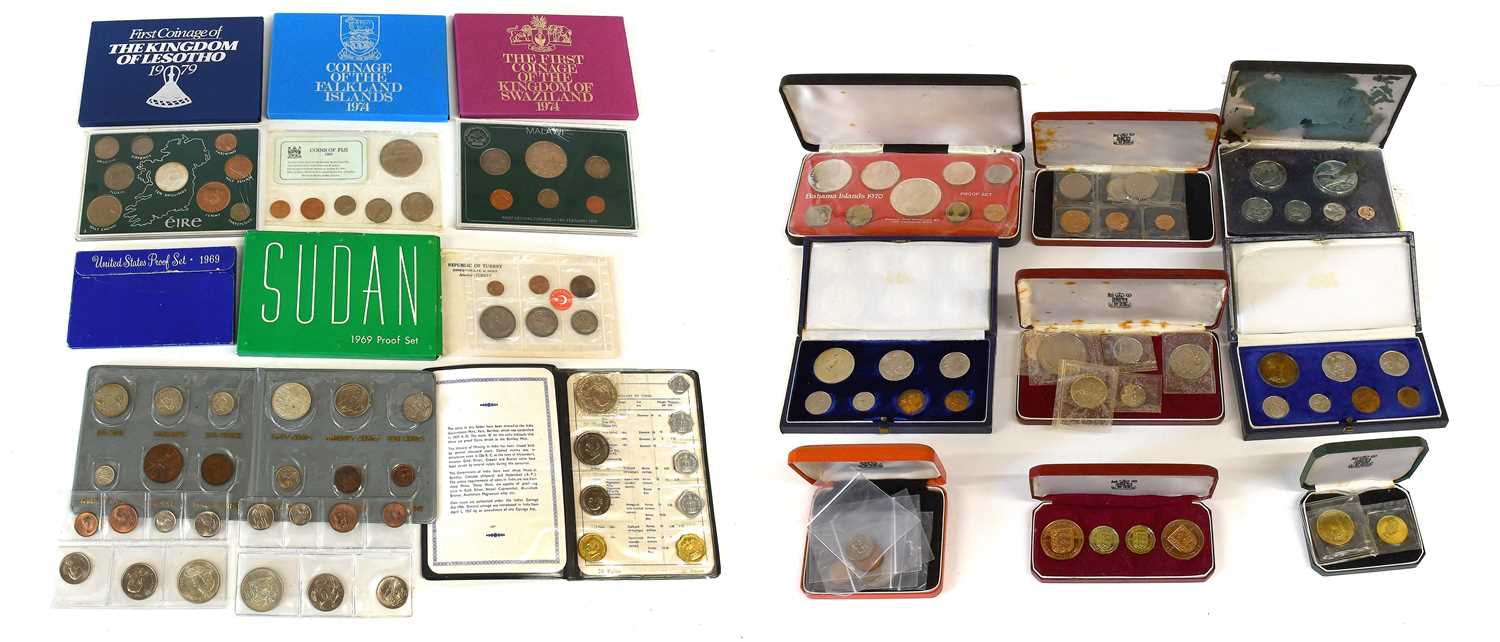 Lot 247 - Assorted World Proof and Specimen Sets, 22