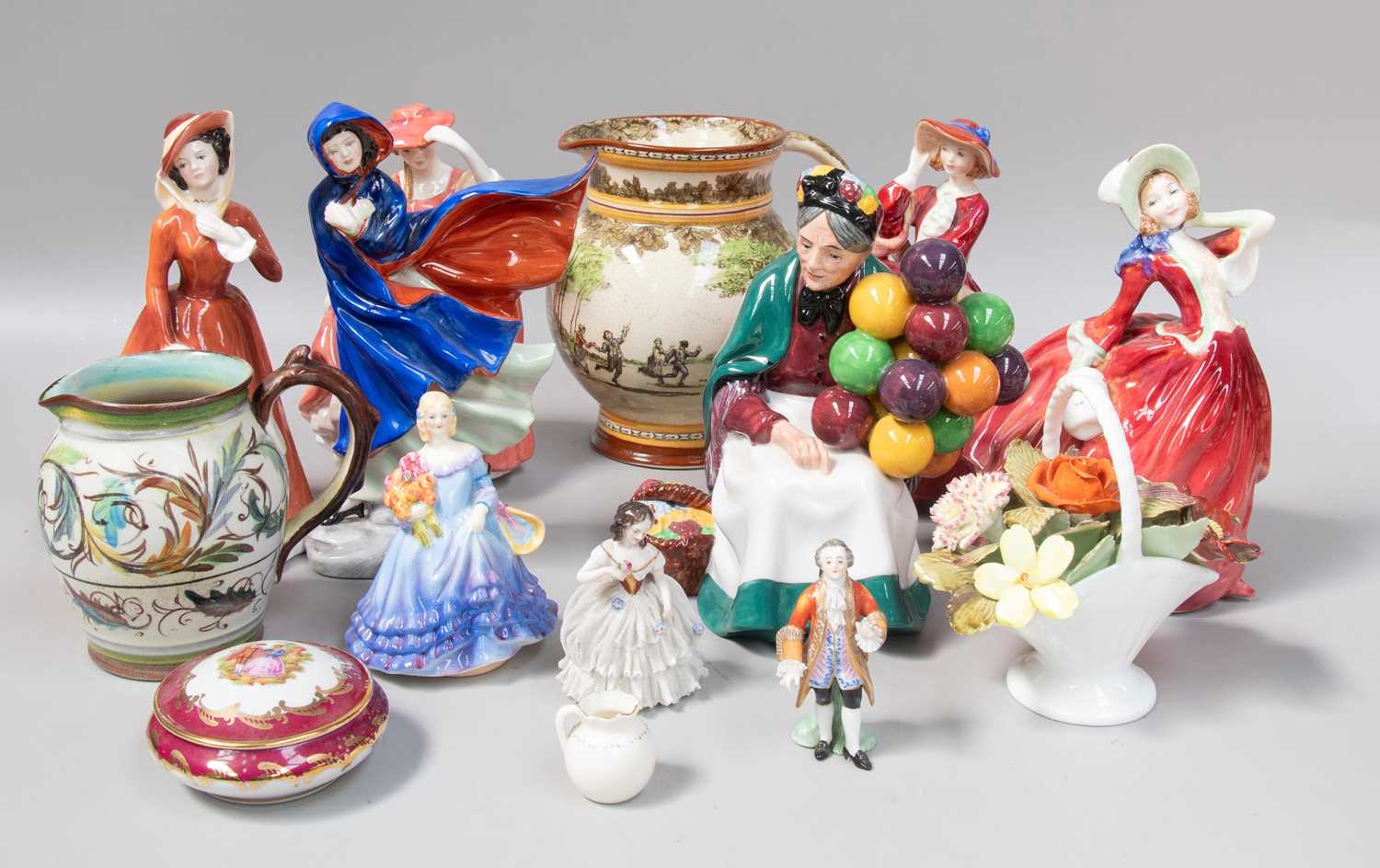 Lot 166 - A Royal Worcester Porcelain Figure, "June"