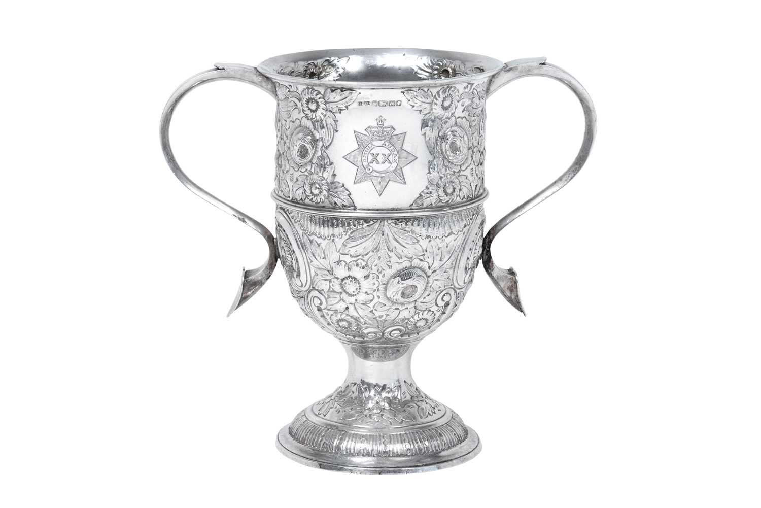 Lot 14 - A Victorian Silver Two-Handled Cup,