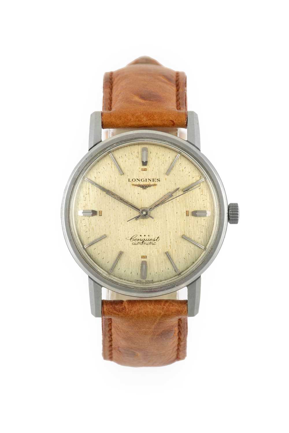Lot 2231 - Longines: A Stainless Steel Automatic