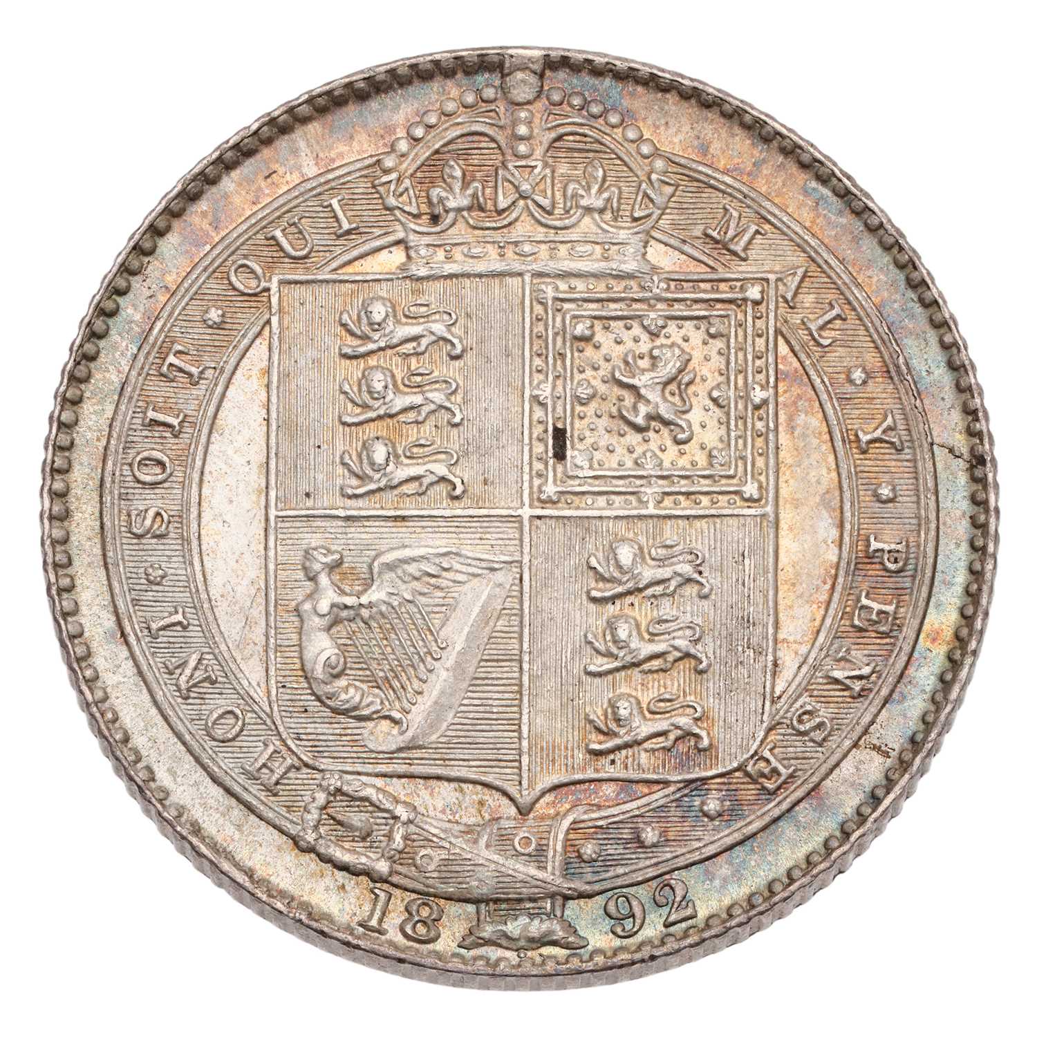 Lot 185 - Victoria, Shilling 1892, (Bull 3147, ESC