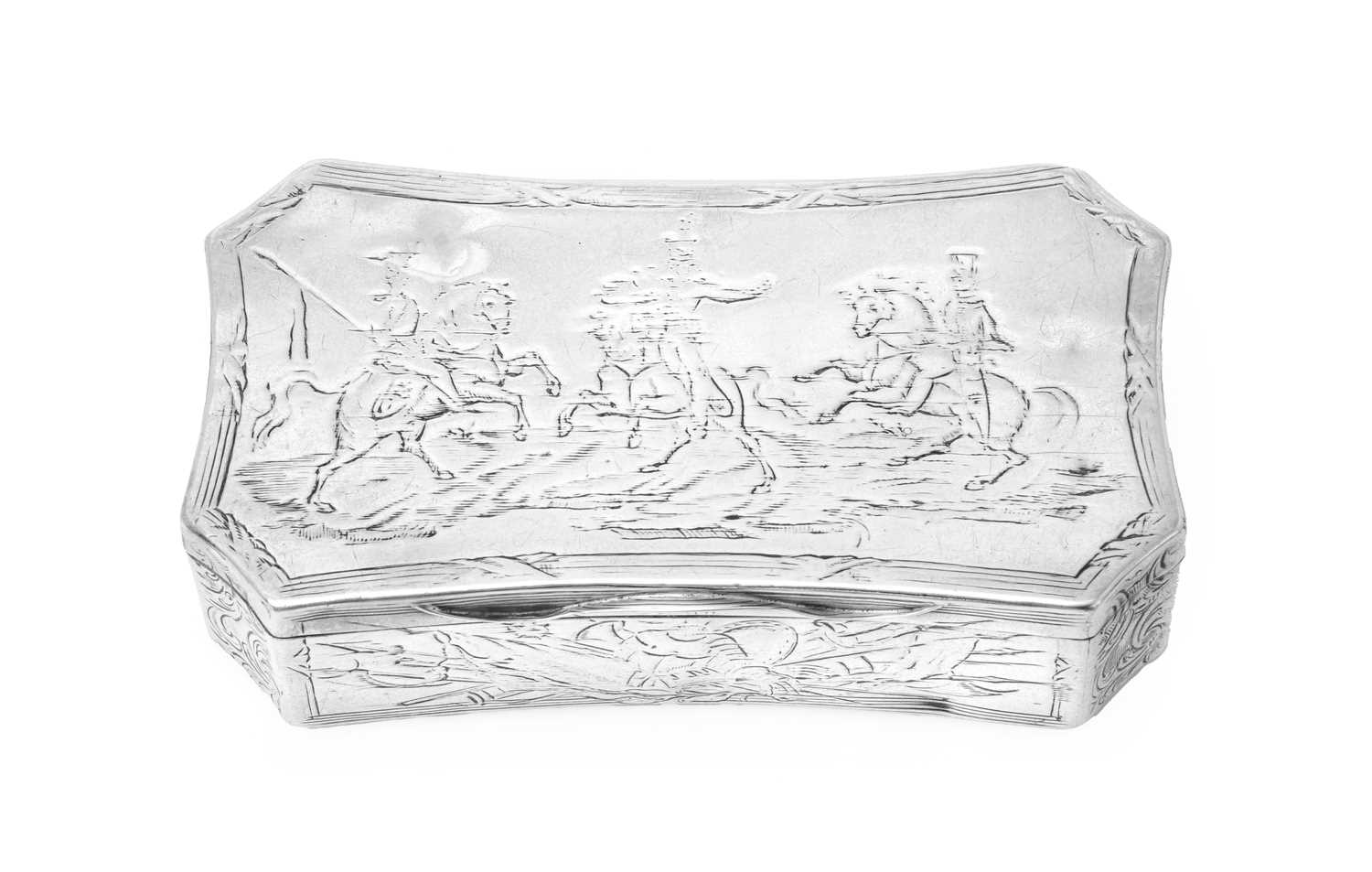 Lot 82 - A Victorian Silver Table Snuff-Box,