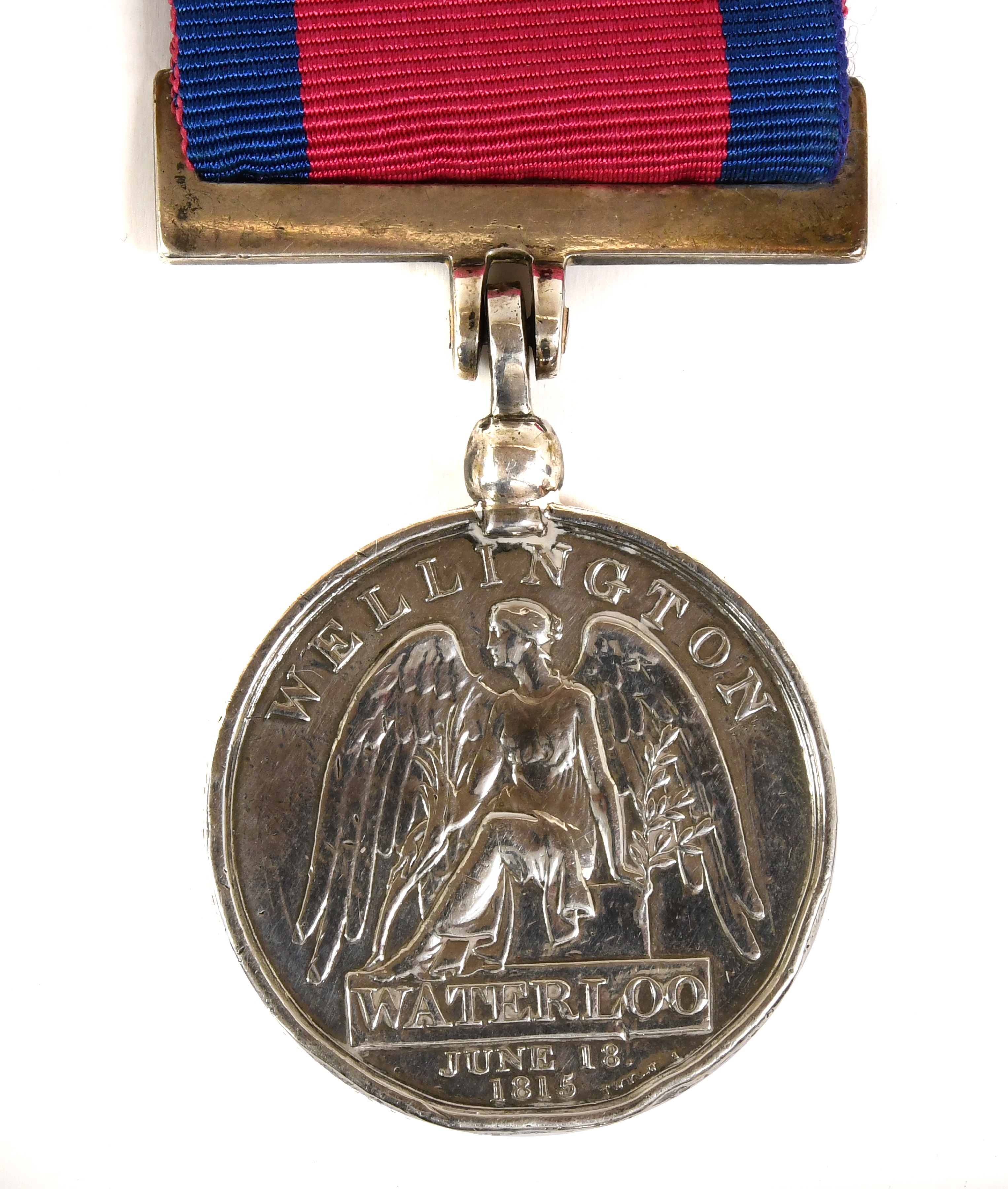 Lot 132 - A Waterloo Medal 1815, awarded to DANIEL