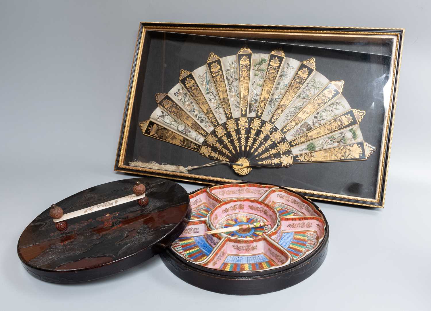 Lot 183 - A 20th Century Japanese Hors D'Ouvres Set,