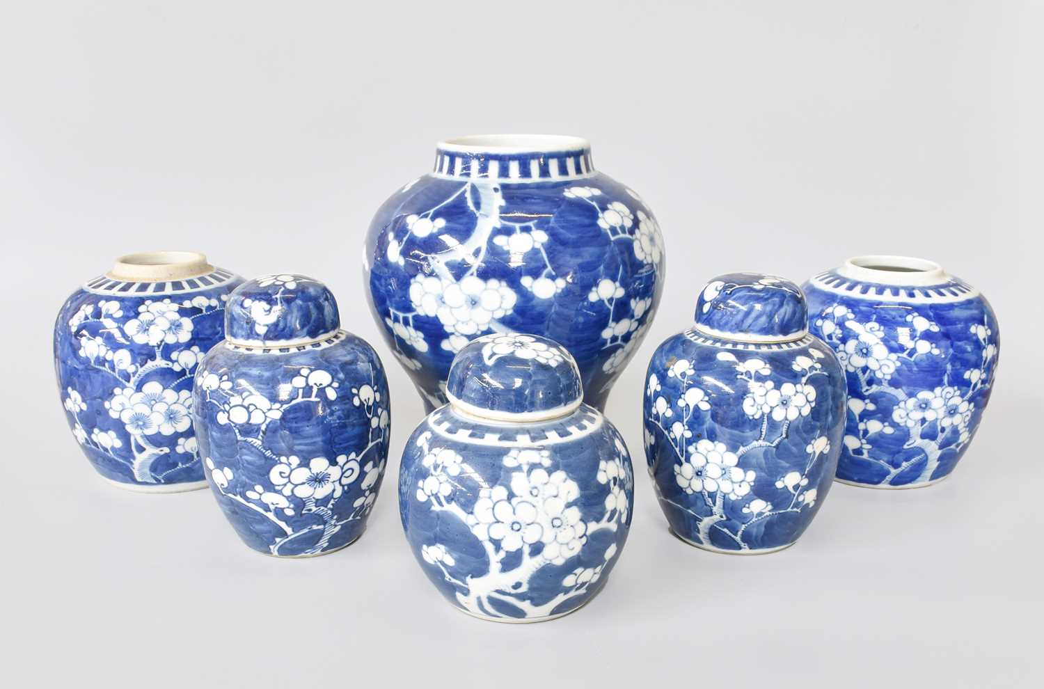 Lot 211 - A Chinese Porcelain Baluster Shaped Jar,