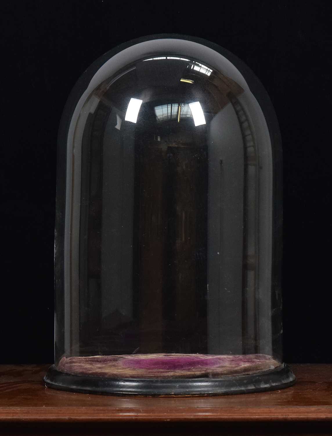 Lot 138 - Glass Domes: A Large Period Circular Glass
