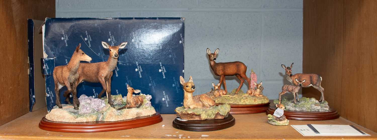 Border Fine Arts Studio Deer Models, including: 'Red