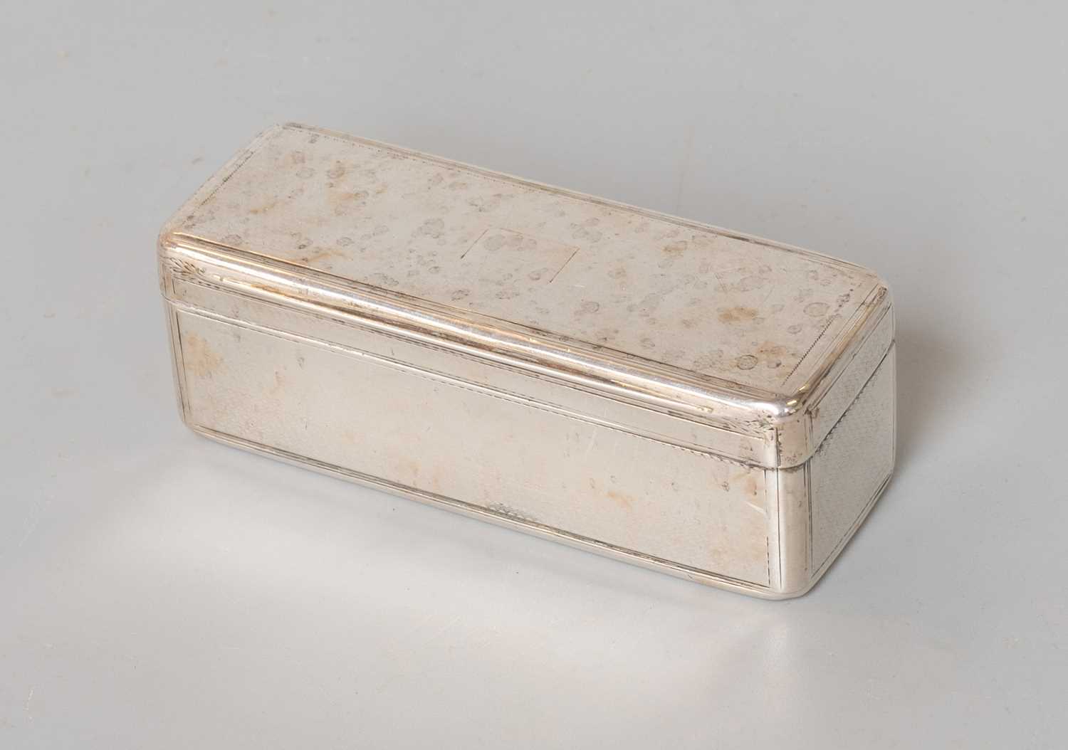 Lot 91 - A George IV Silver Snuff-Box, Maker's Mark