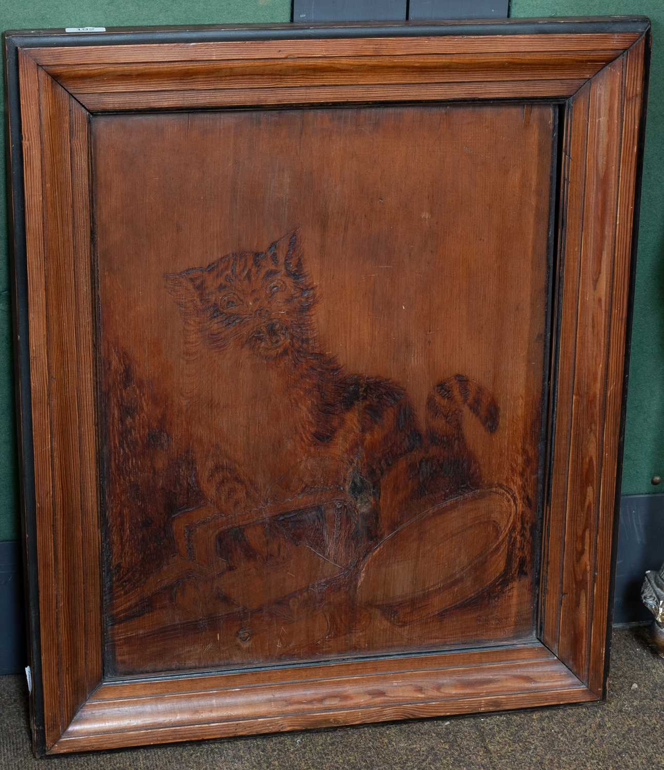 Lot 192 - G. C. Barrett (19th Century): a pokerwork