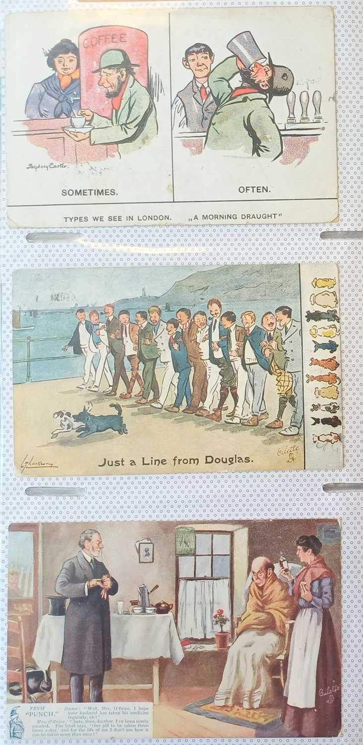 Lot 146 - Comic Postcards. An album of approximately