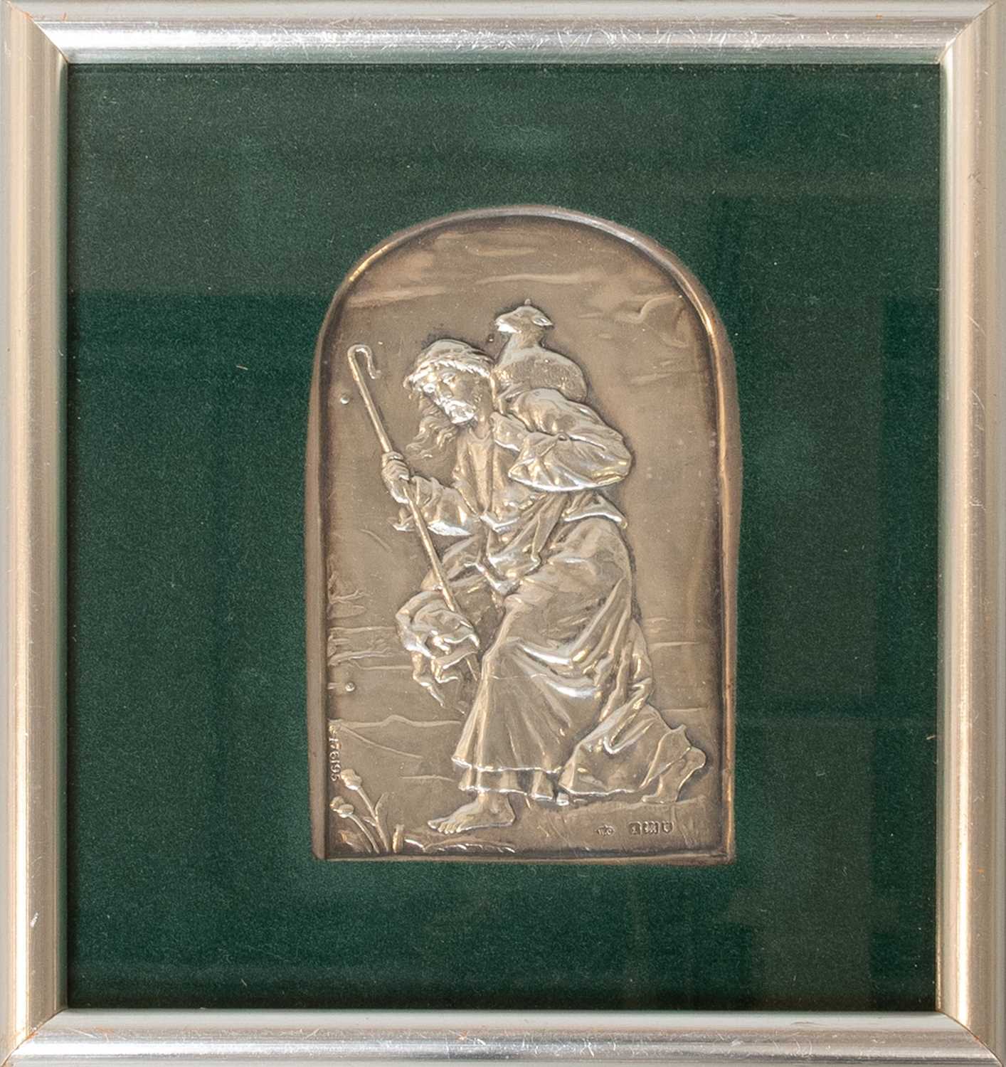 Lot 138 - An Edward VII Silver Plaque, by William