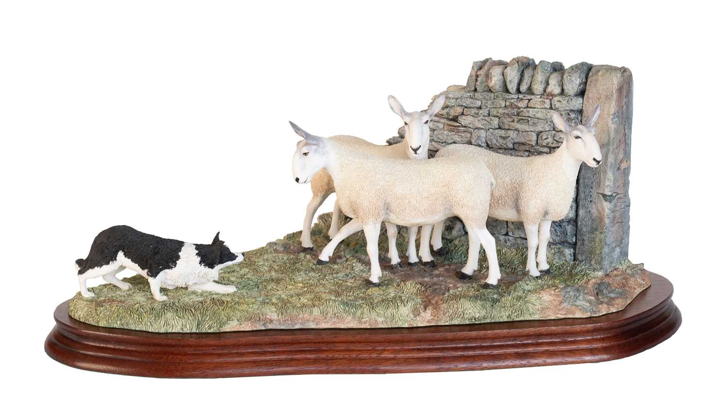 Lot 116 - Border Fine Arts 'Stand Off' (Border Collie
