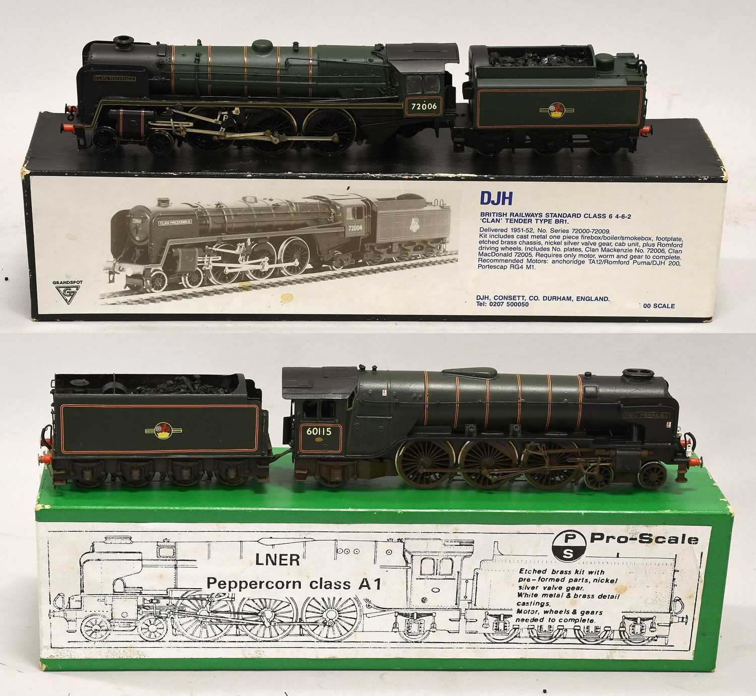 Lot 3157 - Constructed OO Gauge Kits With Motors