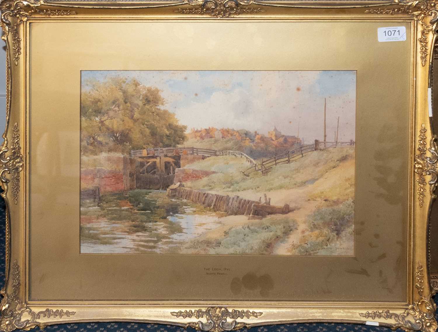 Lot 1071 - Joseph Powell "The Loch, Rye" Signed,