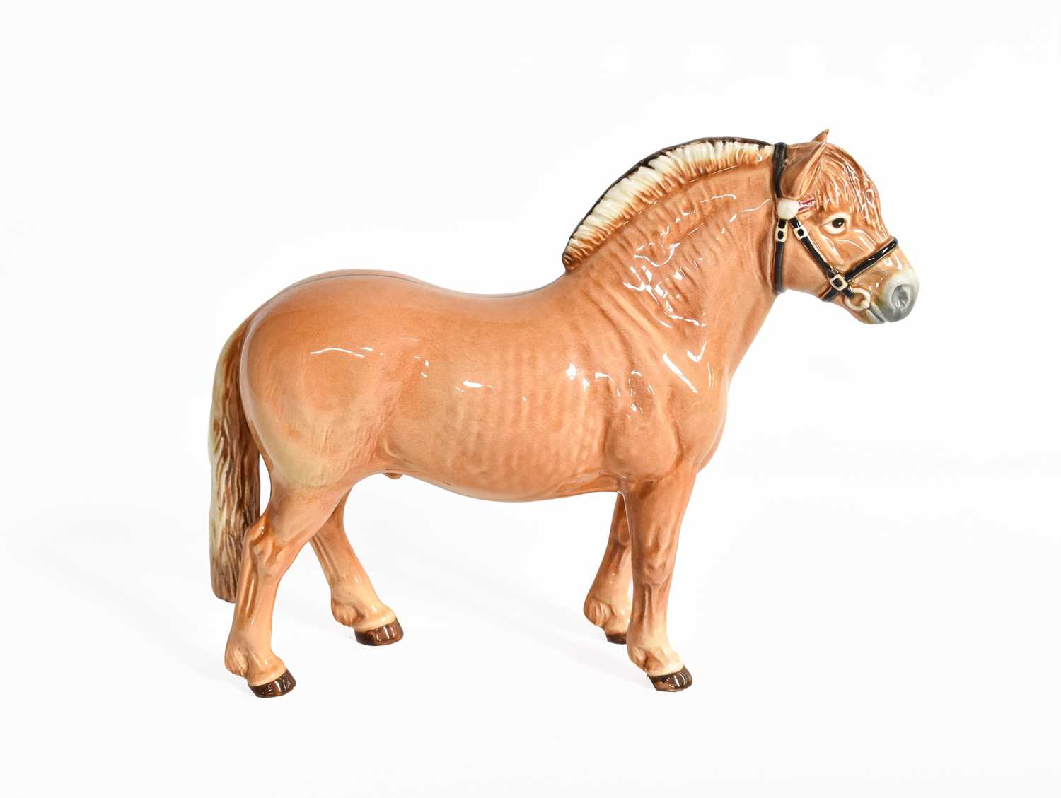 Beswick Norwegian Fjord Horse, model No. 2282, dun