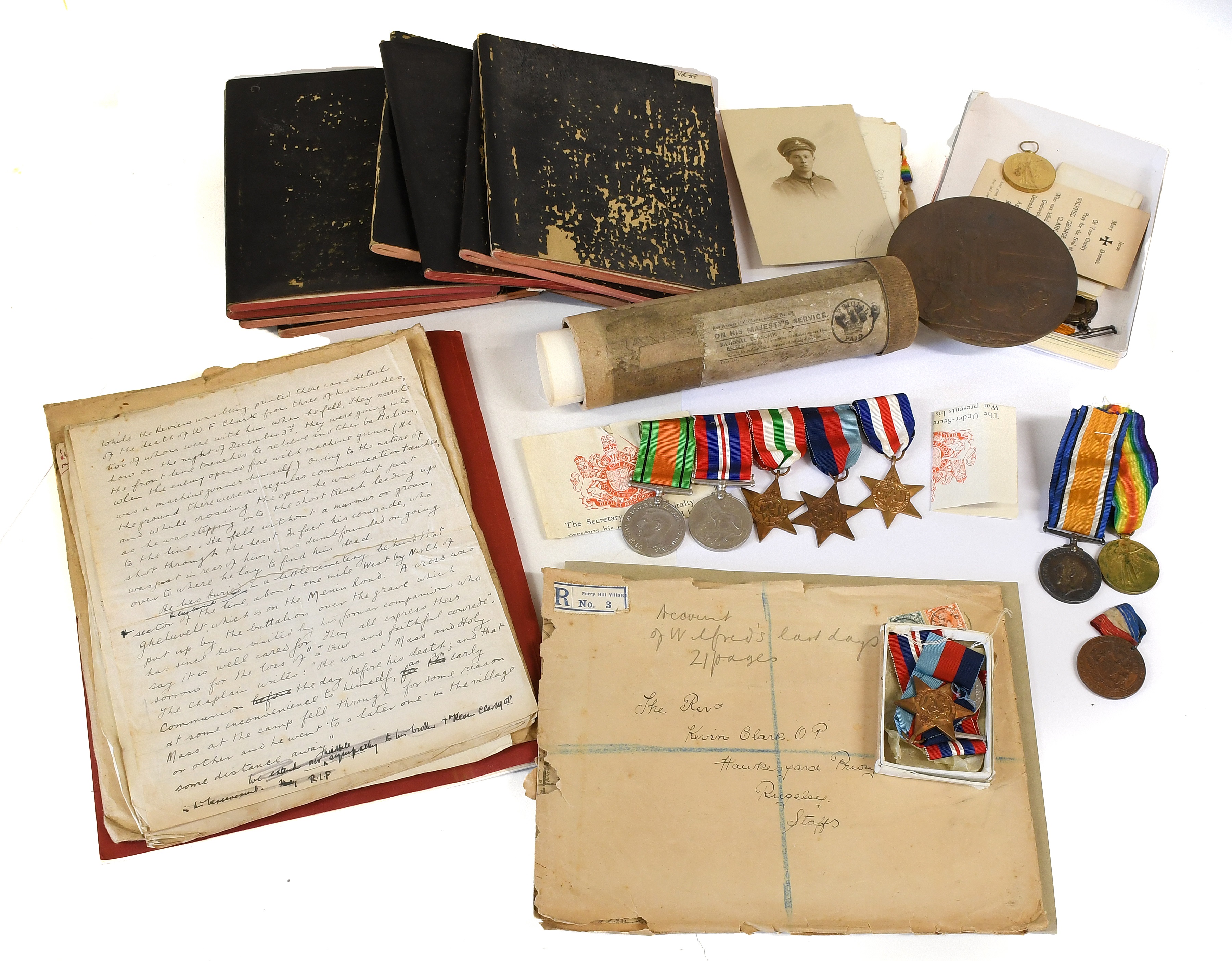 Lot 22 - The Clark Family at War : - A First World War