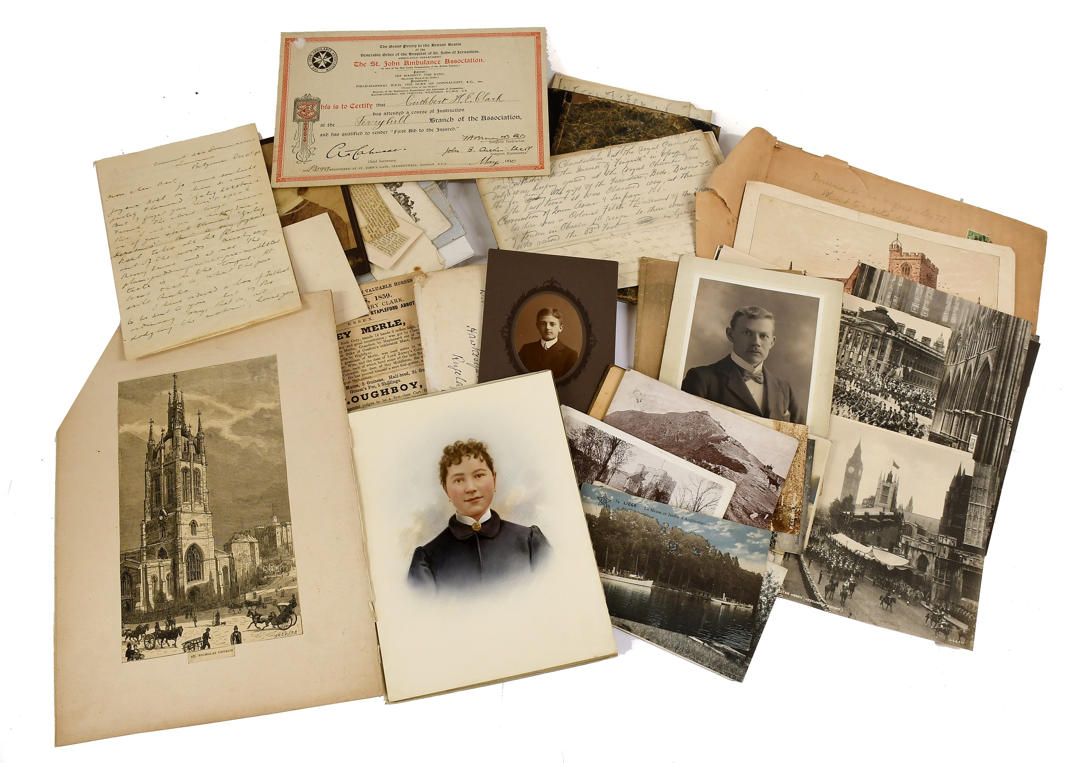 Lot 22 - The Clark Family at War : - A First World War