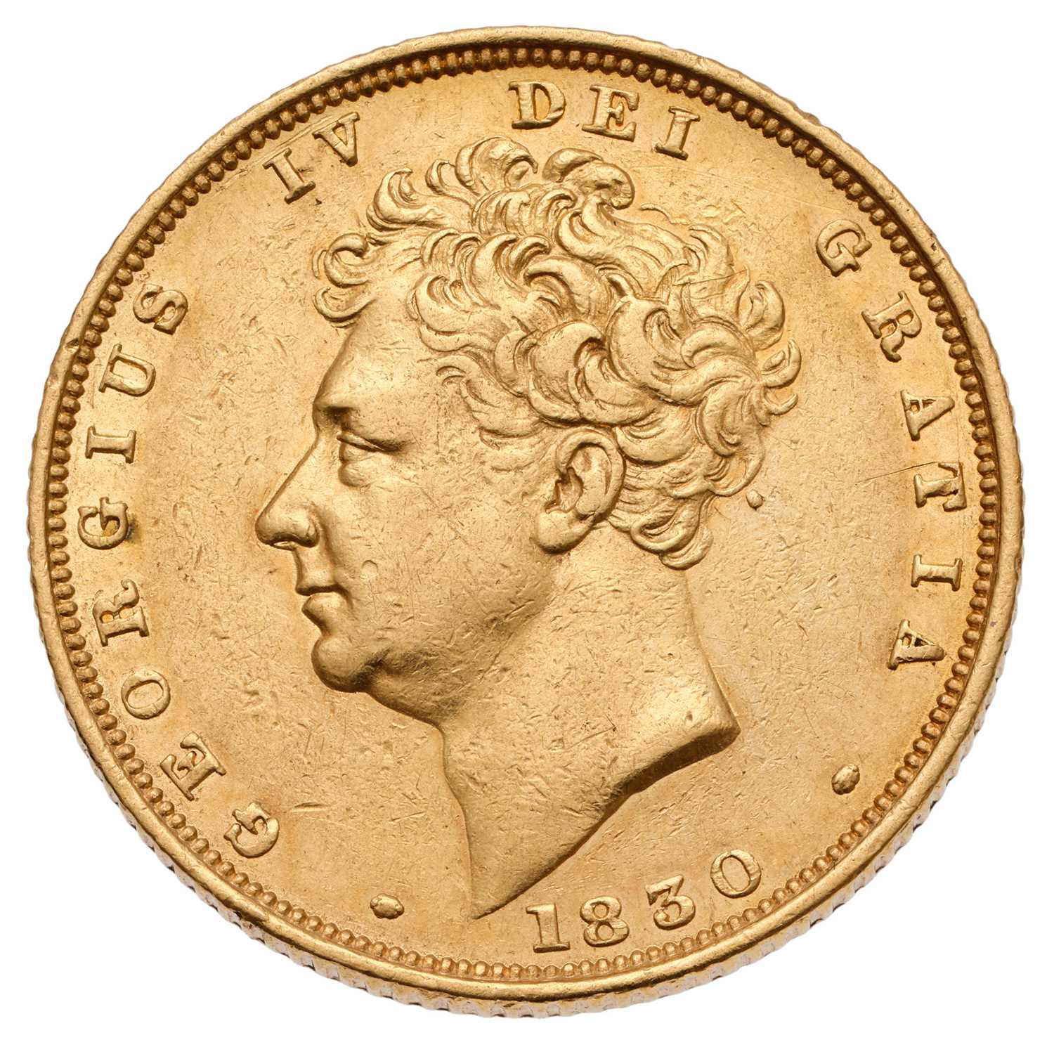 Lot 292 - George IV, Sovereign 1830, (Marsh 15,