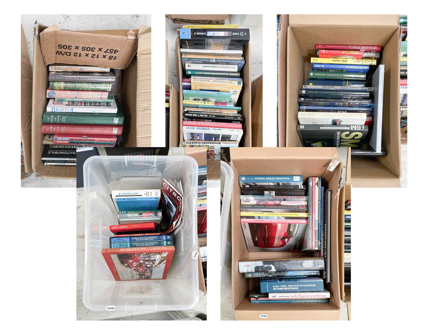 Lot 693 - Motor Car/Racing Books, a large collection,