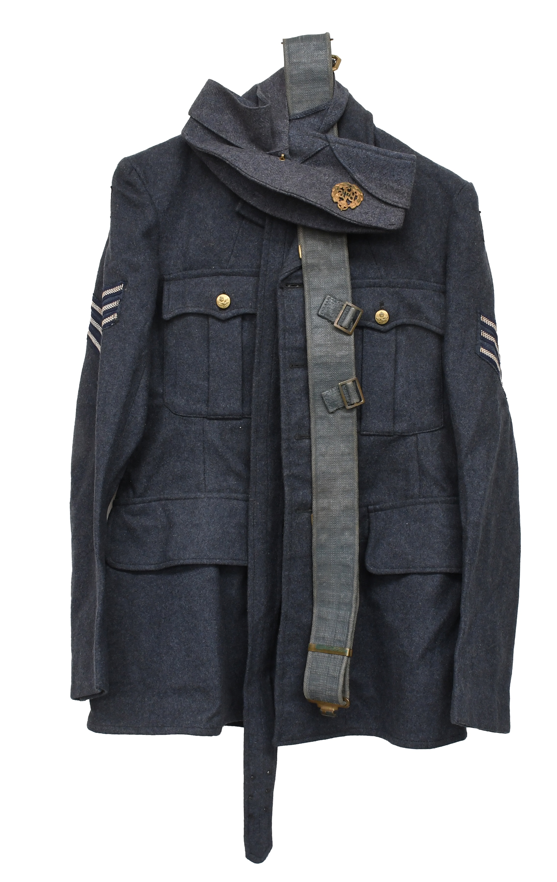 Lot 270 - A Second World War RAF Sergeant's Uniform,