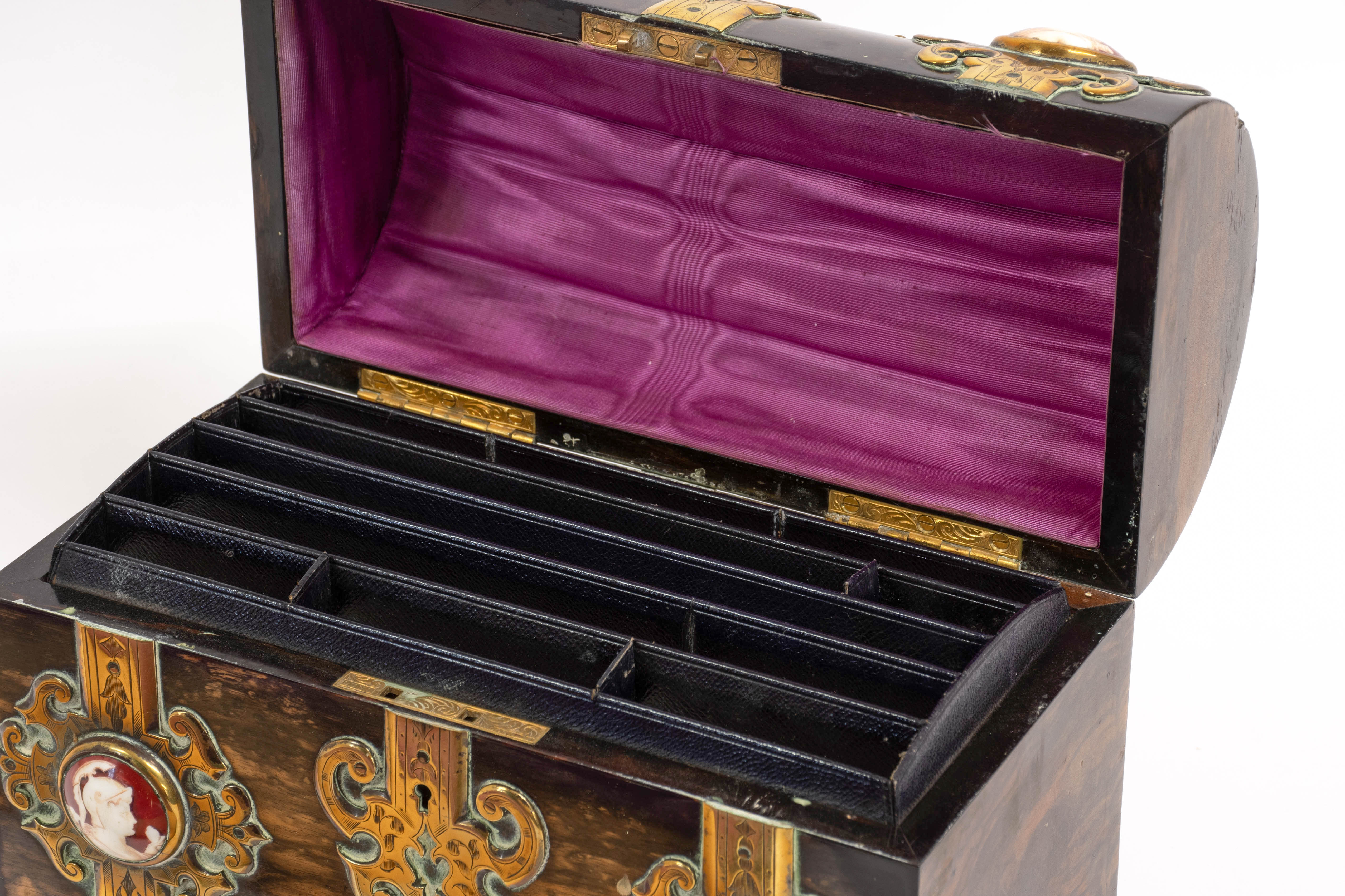 Lot 140 - A Victorian Coromandel Stationery Box and