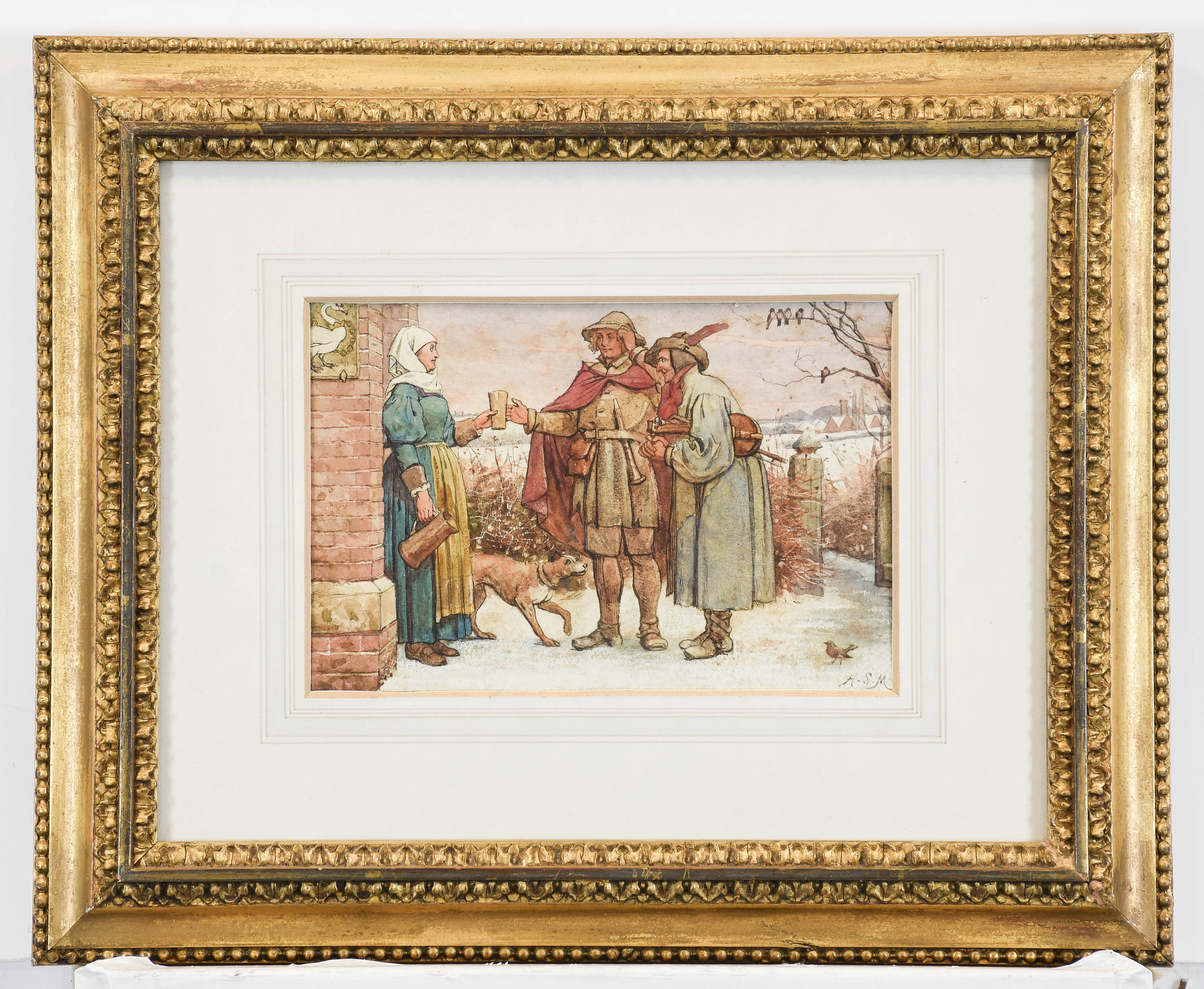 Lot 360 - Henry Stacy Marks RA (1829-1898) Winter