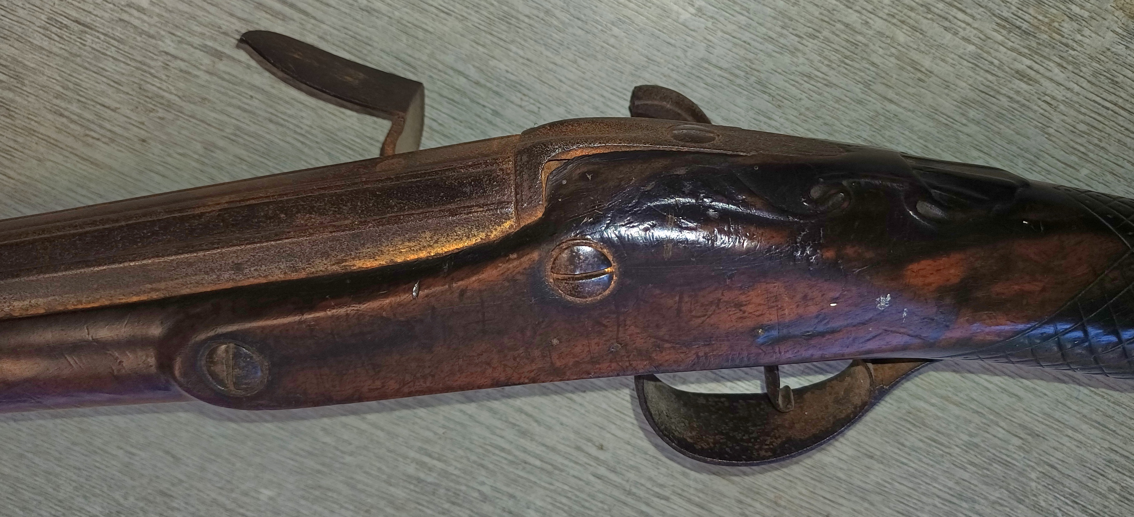 Lot 352 - An Early 19th Century Flintlock Sporting Gun