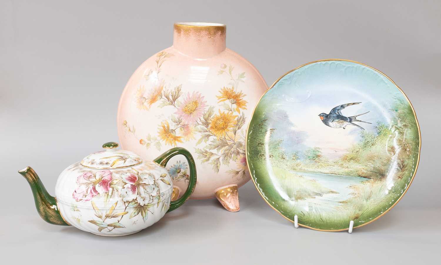 Lot 211 - A Collection of Maling Pottery, including a