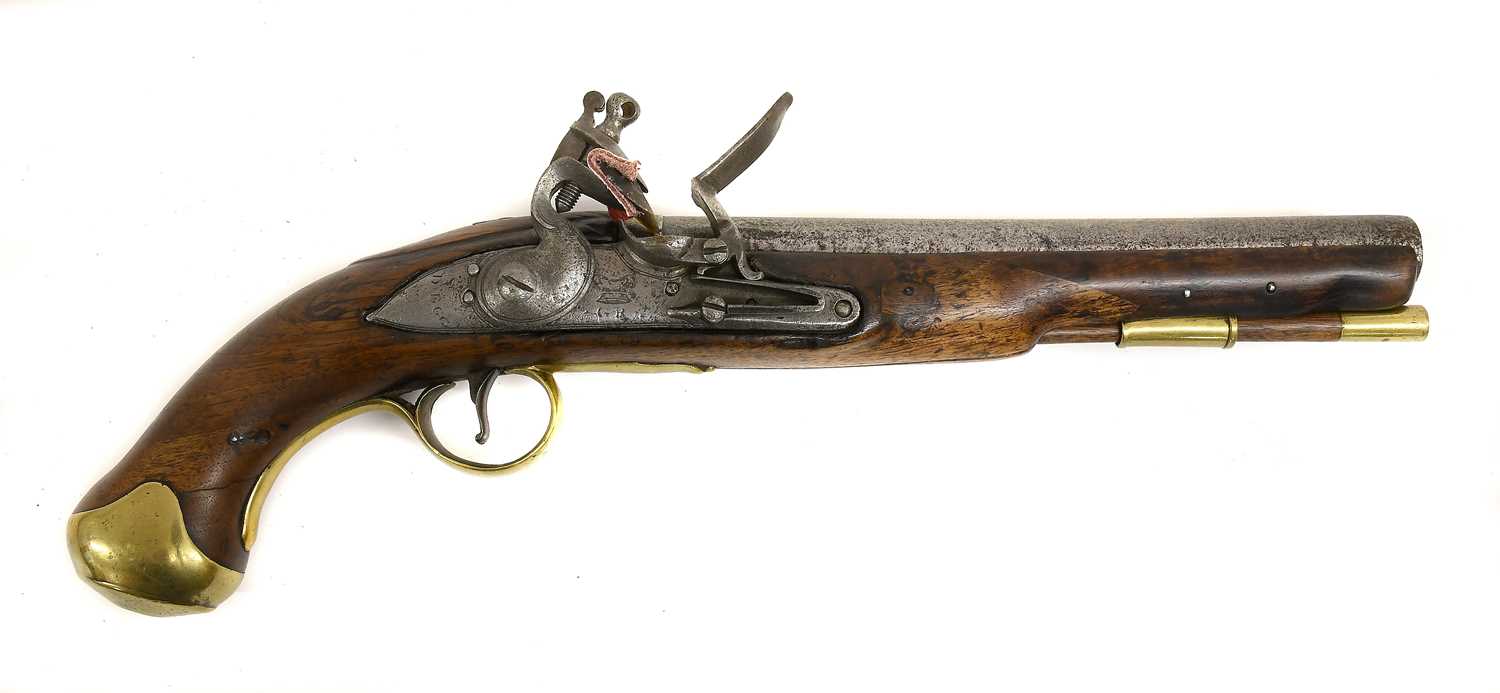 Lot 387 - A George III Light Dragoon Flintlock Pistol