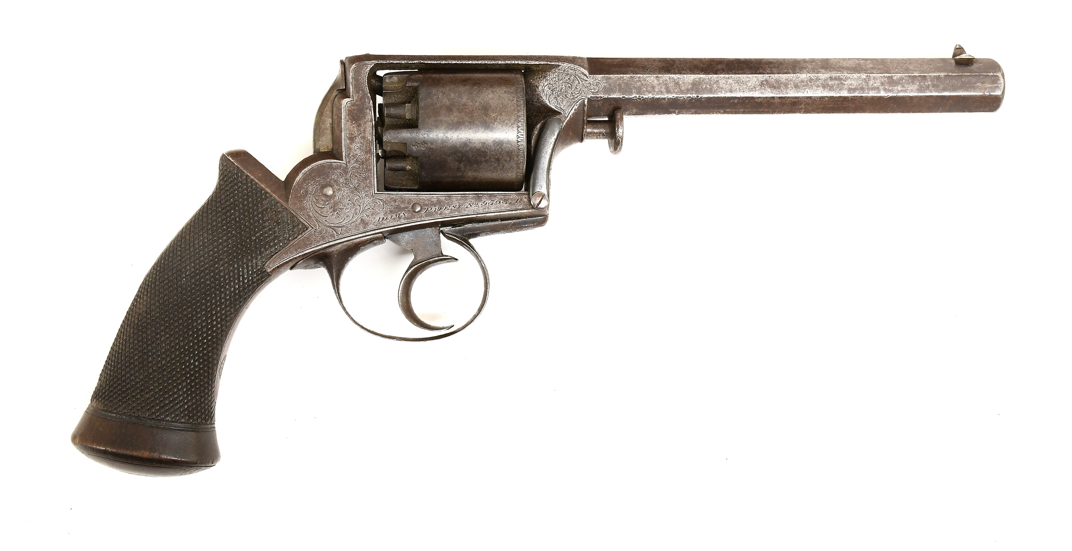 Lot 390 - A 19th Century Five Shot Self-Cocking