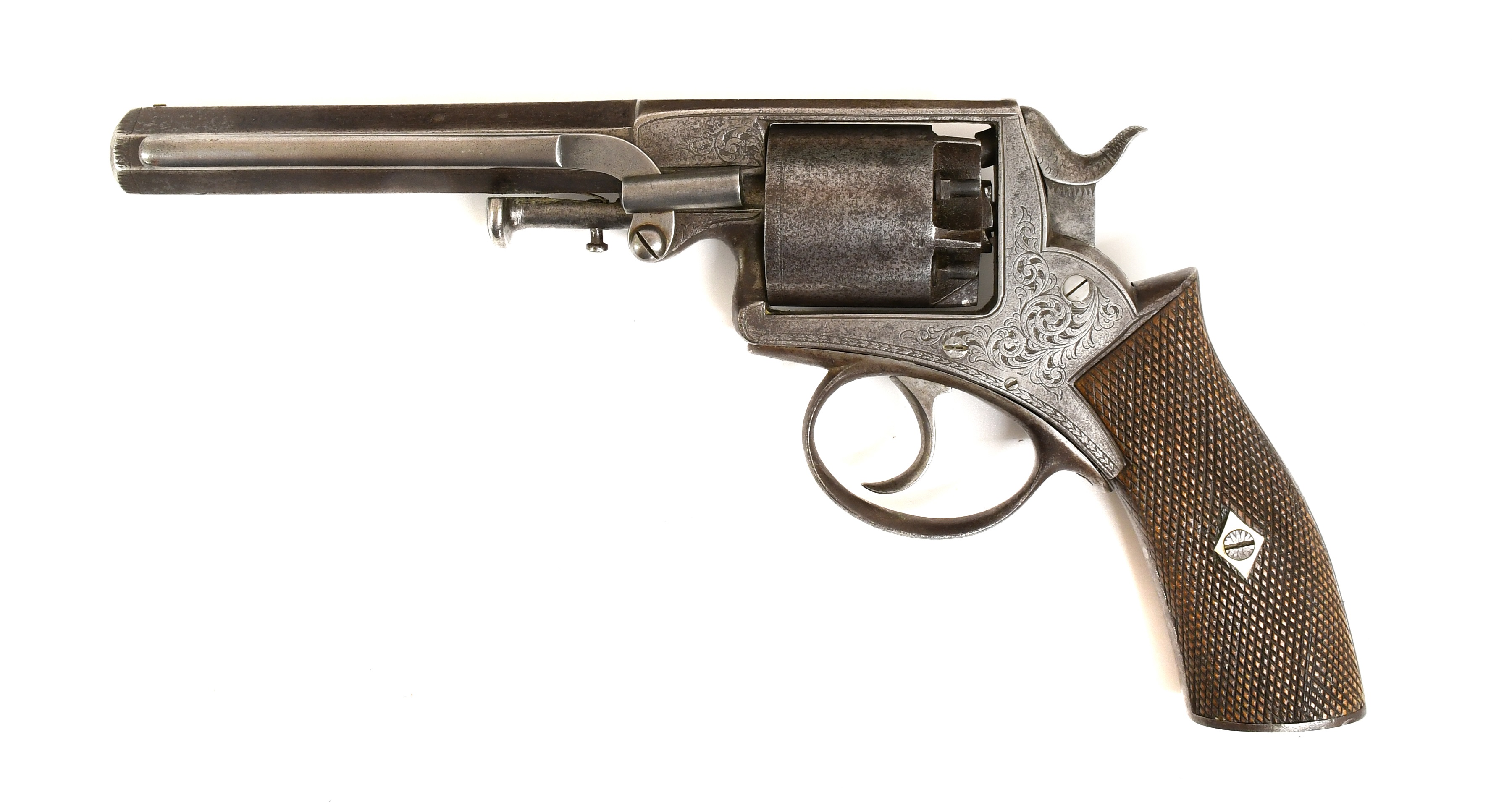 Lot 391 - A 19th Century Five Shot Double Action